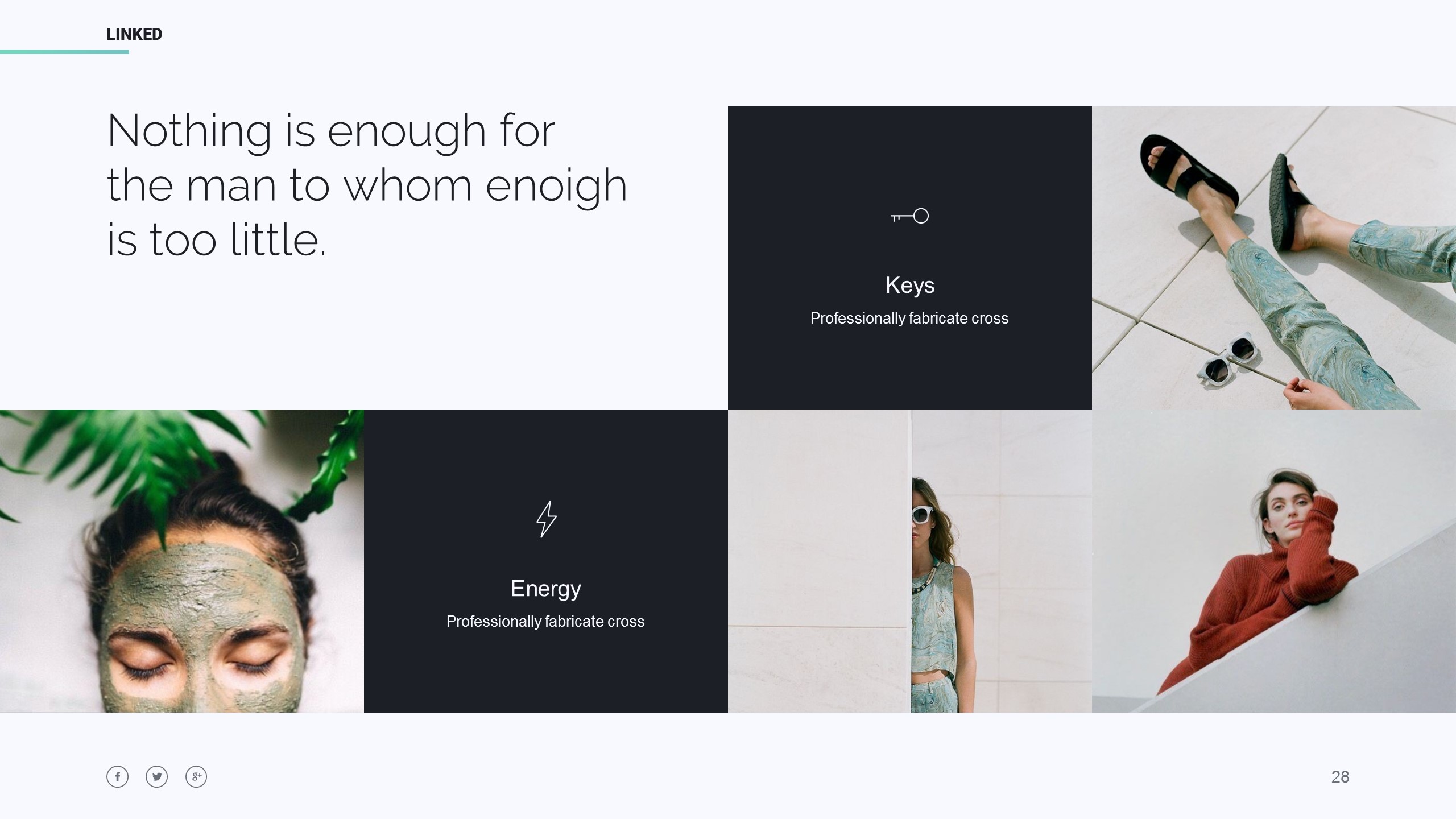 Linked Minimal Powerpoint Template, Presentation Templates | GraphicRiver