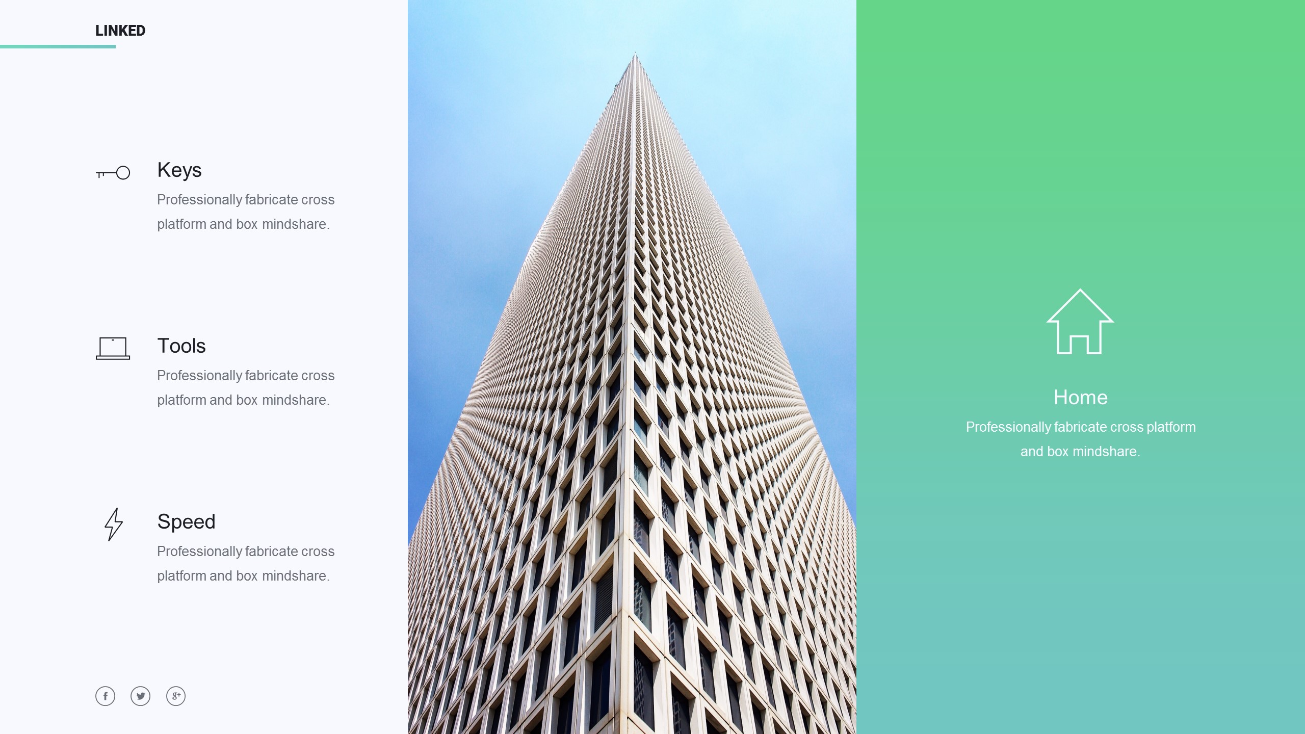 Linked Minimal Powerpoint Template, Presentation Templates | GraphicRiver