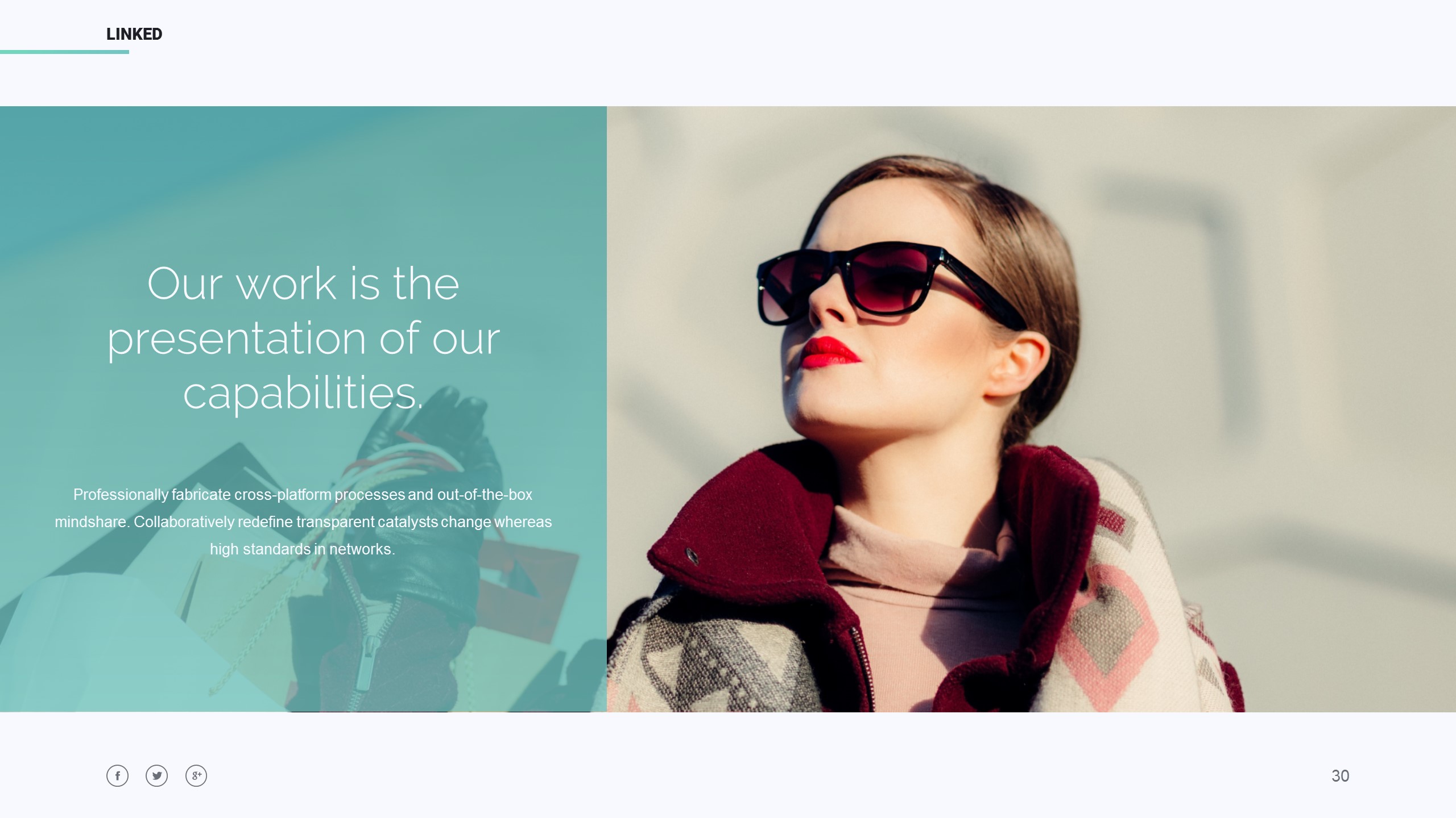 Linked Minimal Powerpoint Template, Presentation Templates | GraphicRiver