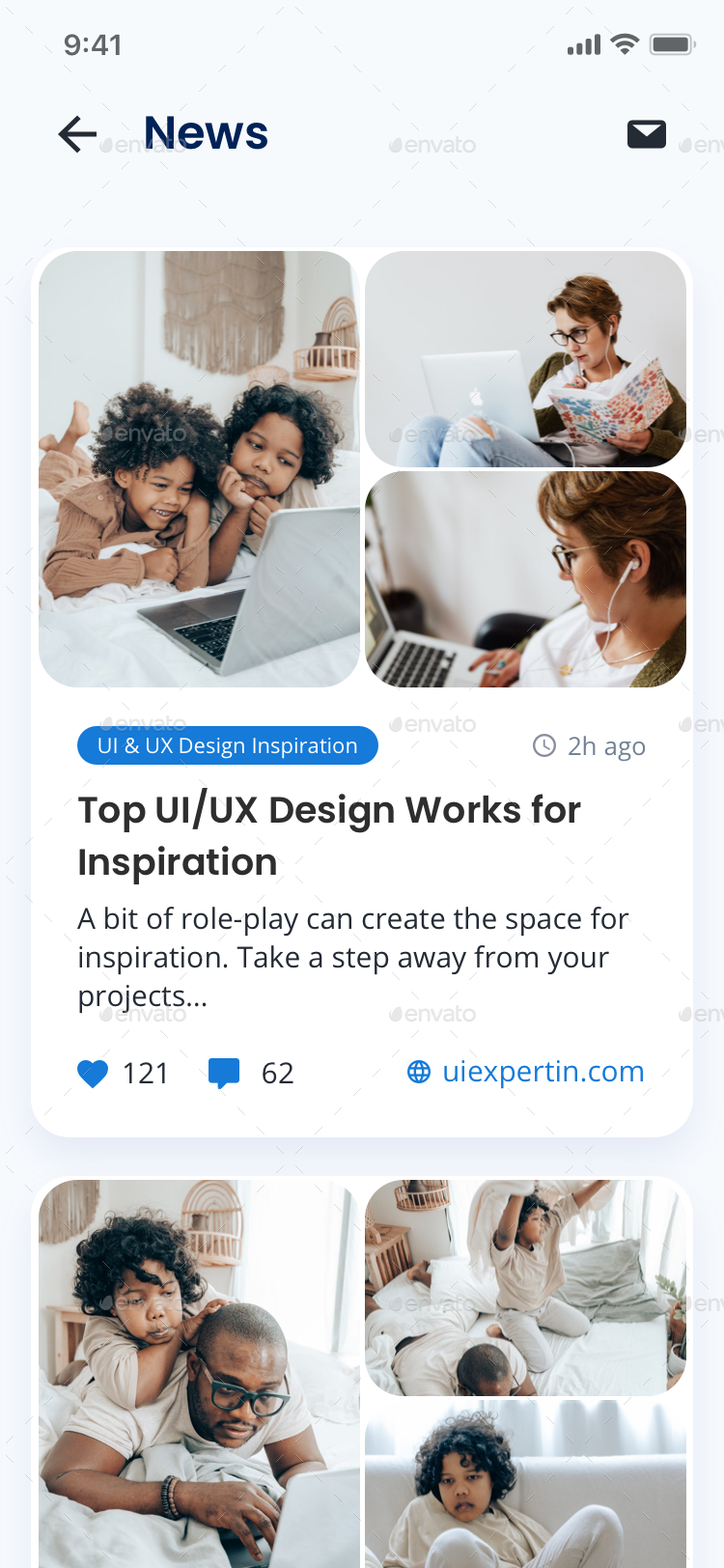 Aavi Mobile App UI Kit, Web Elements | GraphicRiver