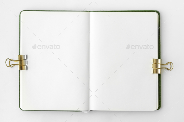 Blank plain white notebook page Stock Photo by Rawpixel | PhotoDune