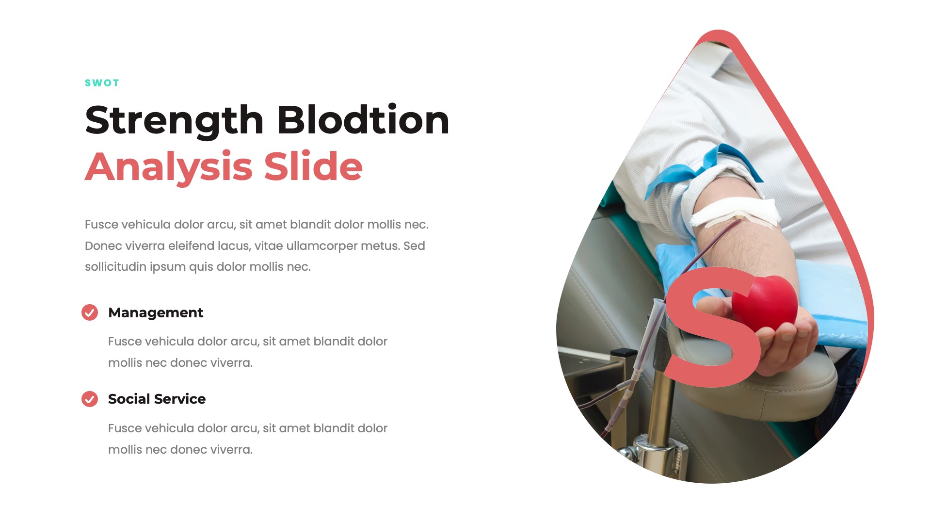 BLODTION - Blood Donation Powerpoint Template, Presentation Templates