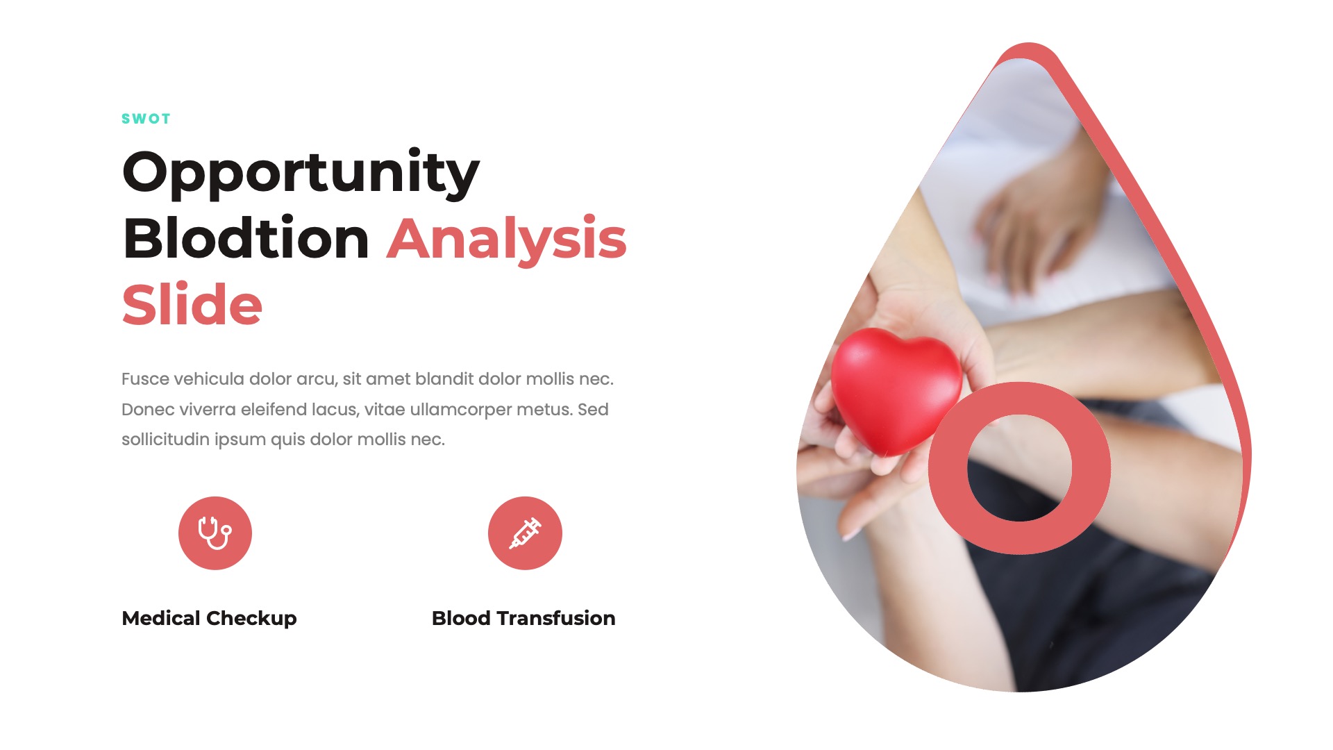 BLODTION - Blood Donation Powerpoint Template, Presentation Templates