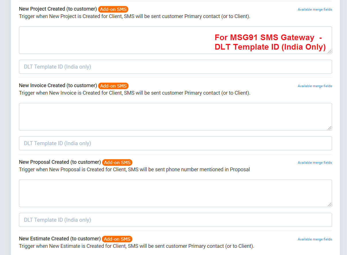 Add-on SMS Manager Module for Perfex CRM by sejalinfotech | CodeCanyon