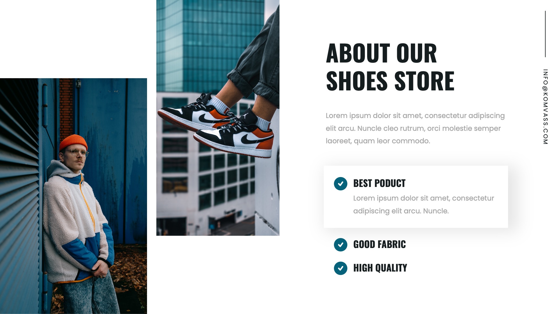 KOMVASS - Sneaker & Shoes Factory Powerpoint Template, Presentation ...