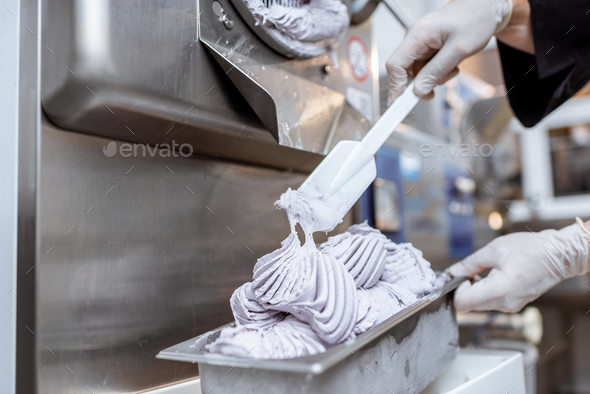 Process of ice cream production Stock Photo by RossHelen | PhotoDune