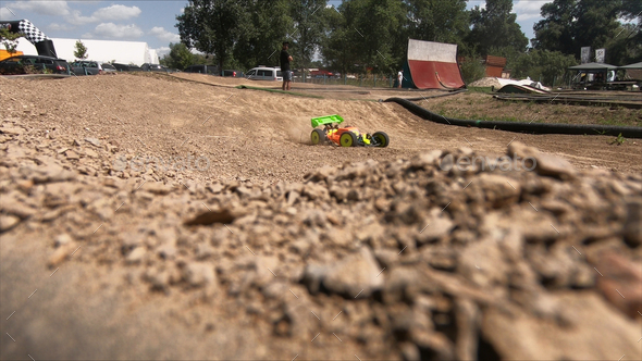 Buggy car on a sandy racing road. Stock Photo by stockfilmstudio ...