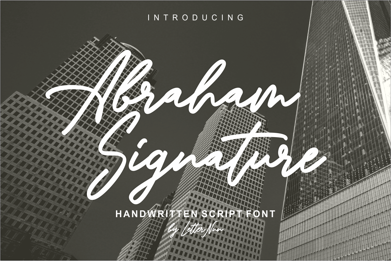 Abraham Signature, Fonts | GraphicRiver