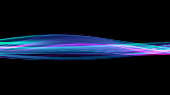 Colorful Wave - I - Cool Light - Artistic Loop, Motion Graphics | VideoHive