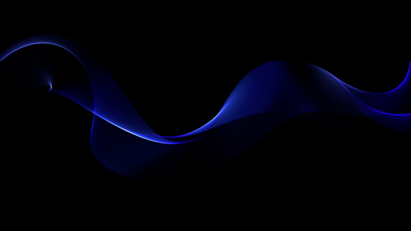 Imaginary Fabric - II - Waving Loop - Blue Light, Motion Graphics ...
