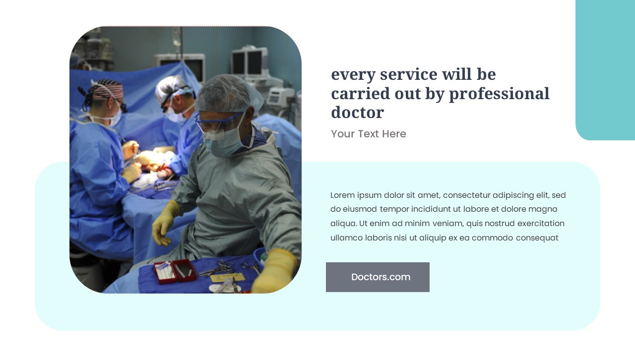 Doctors - Medical and Health PowerPoint Template, Presentation Templates