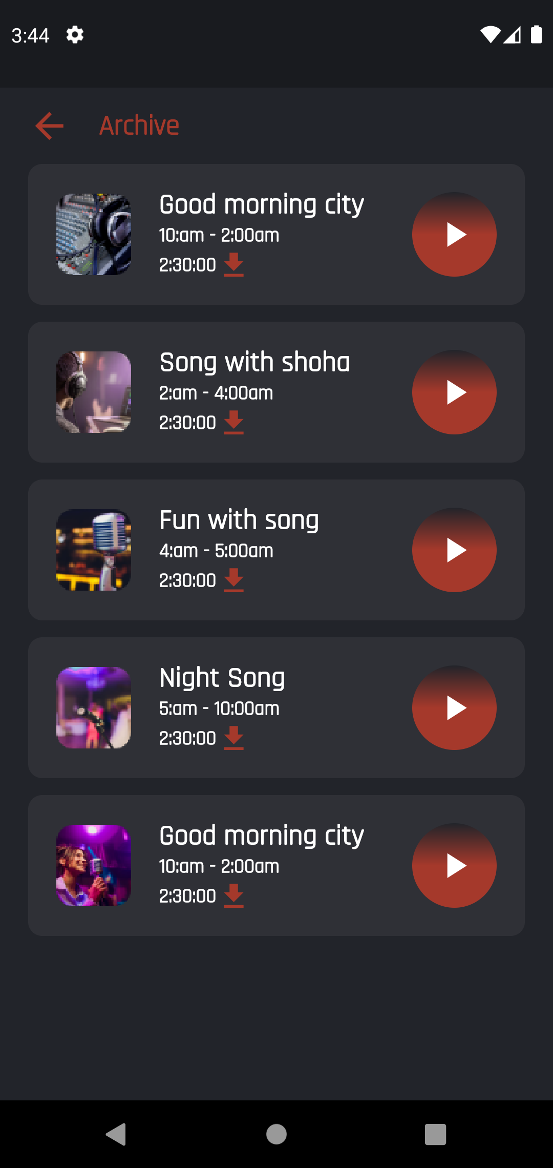 RadioBox - Online Radio App UI Kit in Flutter by ViserLab | CodeCanyon