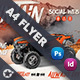 Atv Racing Flyer Templates, Print Templates | GraphicRiver
