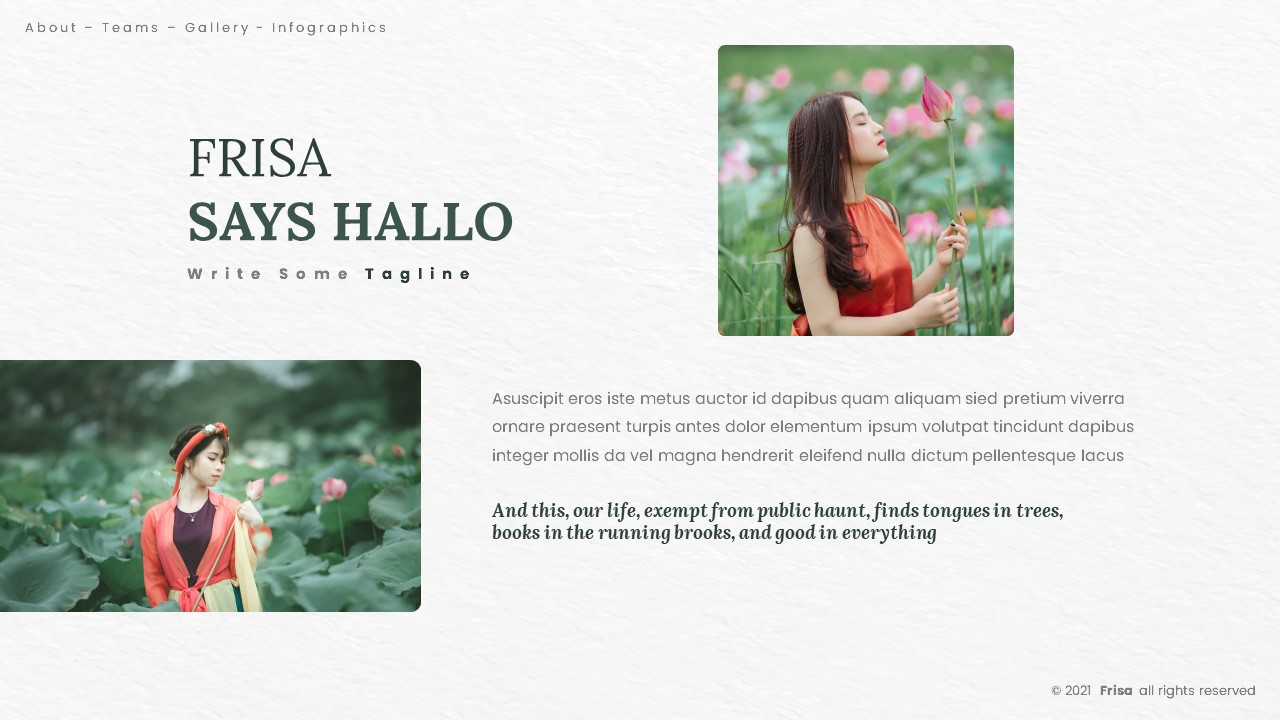 Frissa - Keynote Template by holographstudio | GraphicRiver