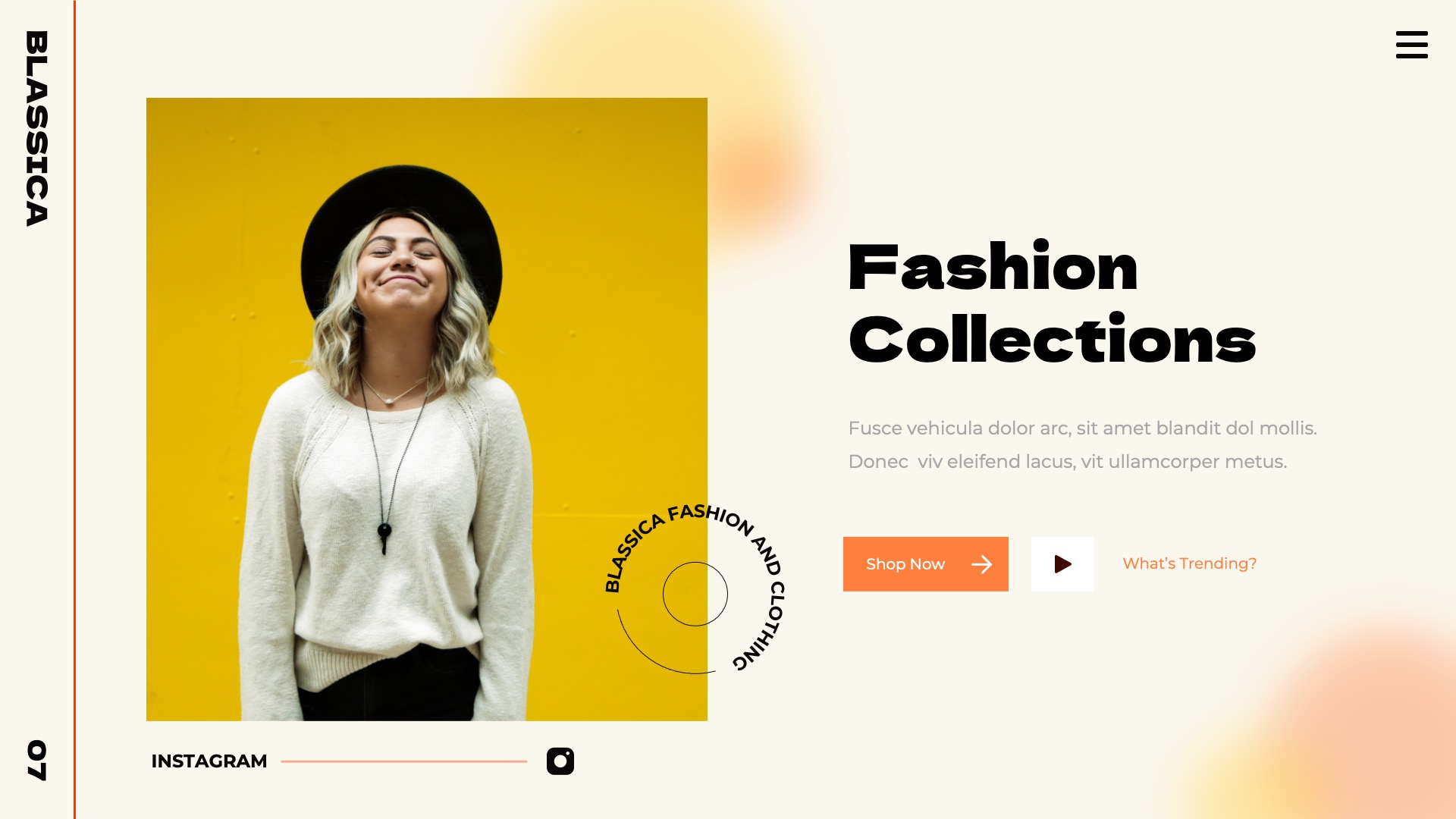 BLASSICA - Fashion & Clothing Powerpoint Template, Presentation Templates