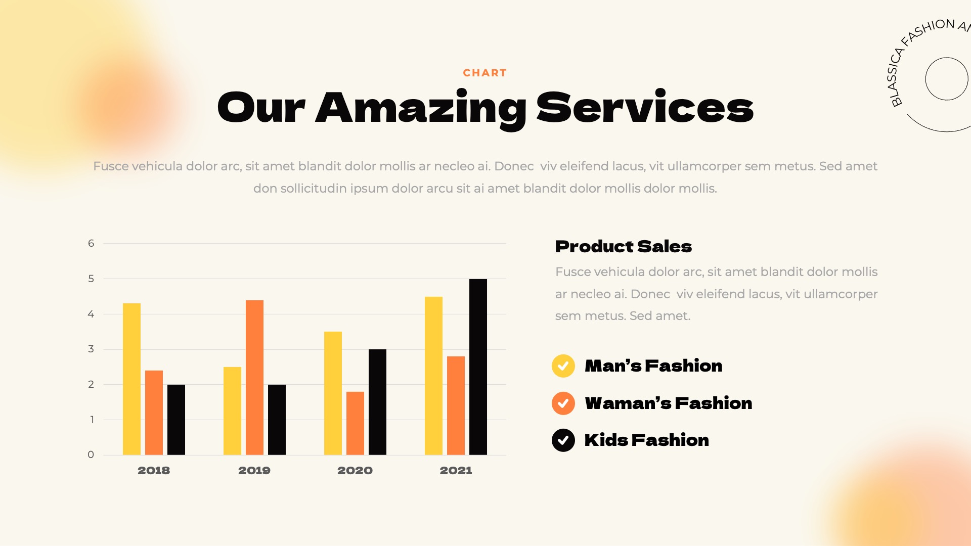 BLASSICA - Fashion & Clothing Powerpoint Template, Presentation Templates