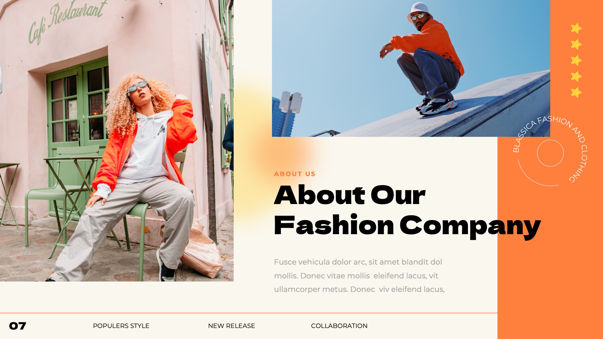 BLASSICA - Fashion & Clothing Powerpoint Template, Presentation Templates