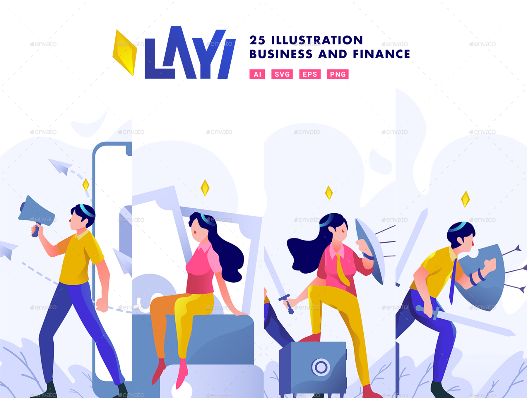 LAYI Business and Finance Illustration, Graphics | GraphicRiver