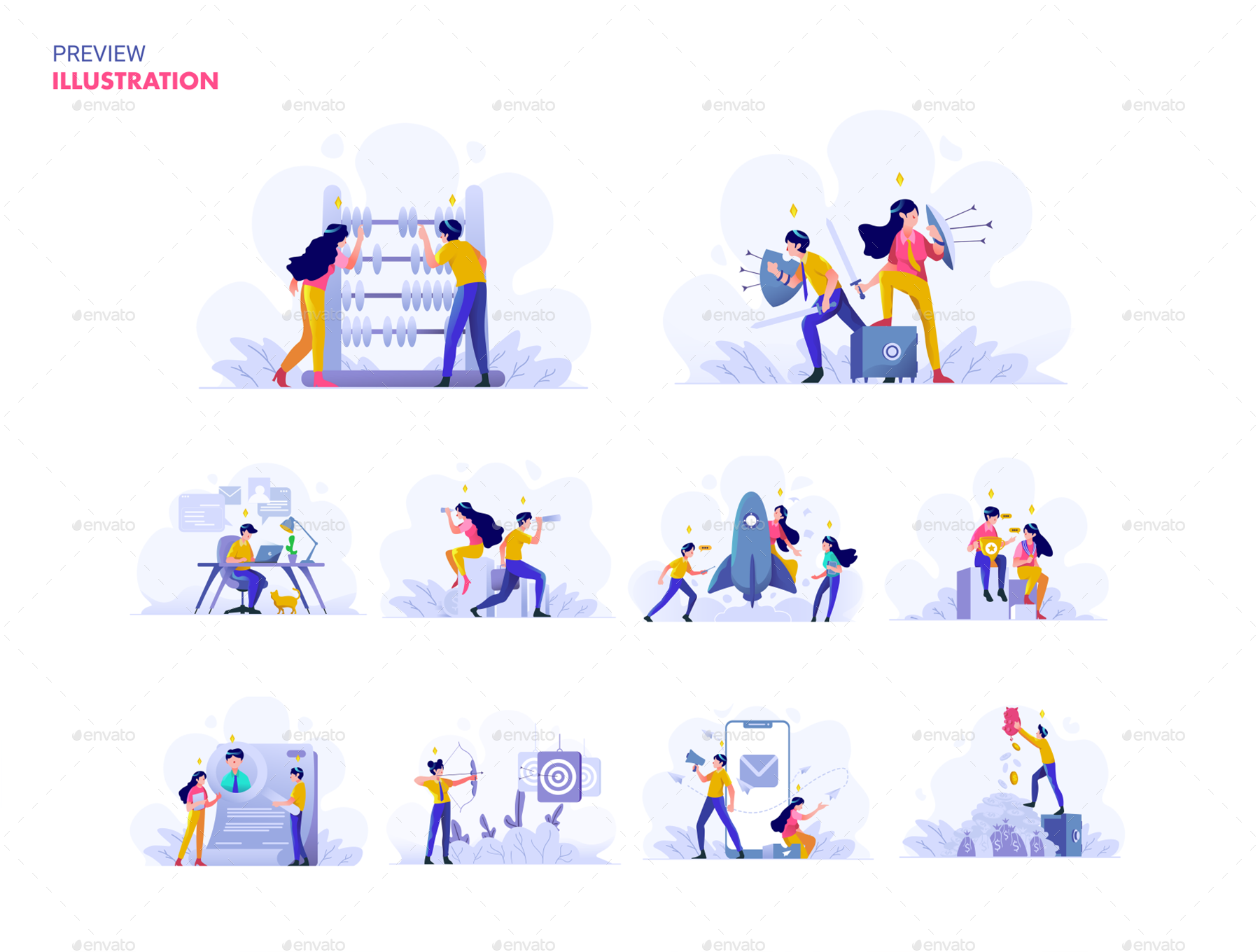 LAYI Business and Finance Illustration, Graphics | GraphicRiver