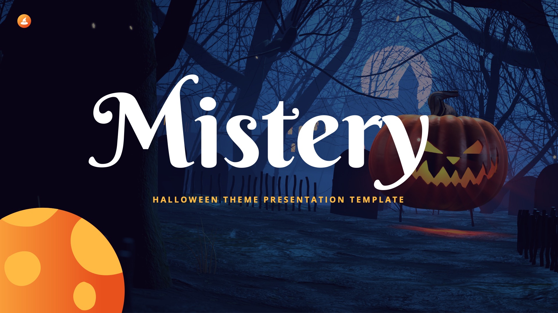 Mistery - Halloween Theme Powerpoint Template, Presentation Templates