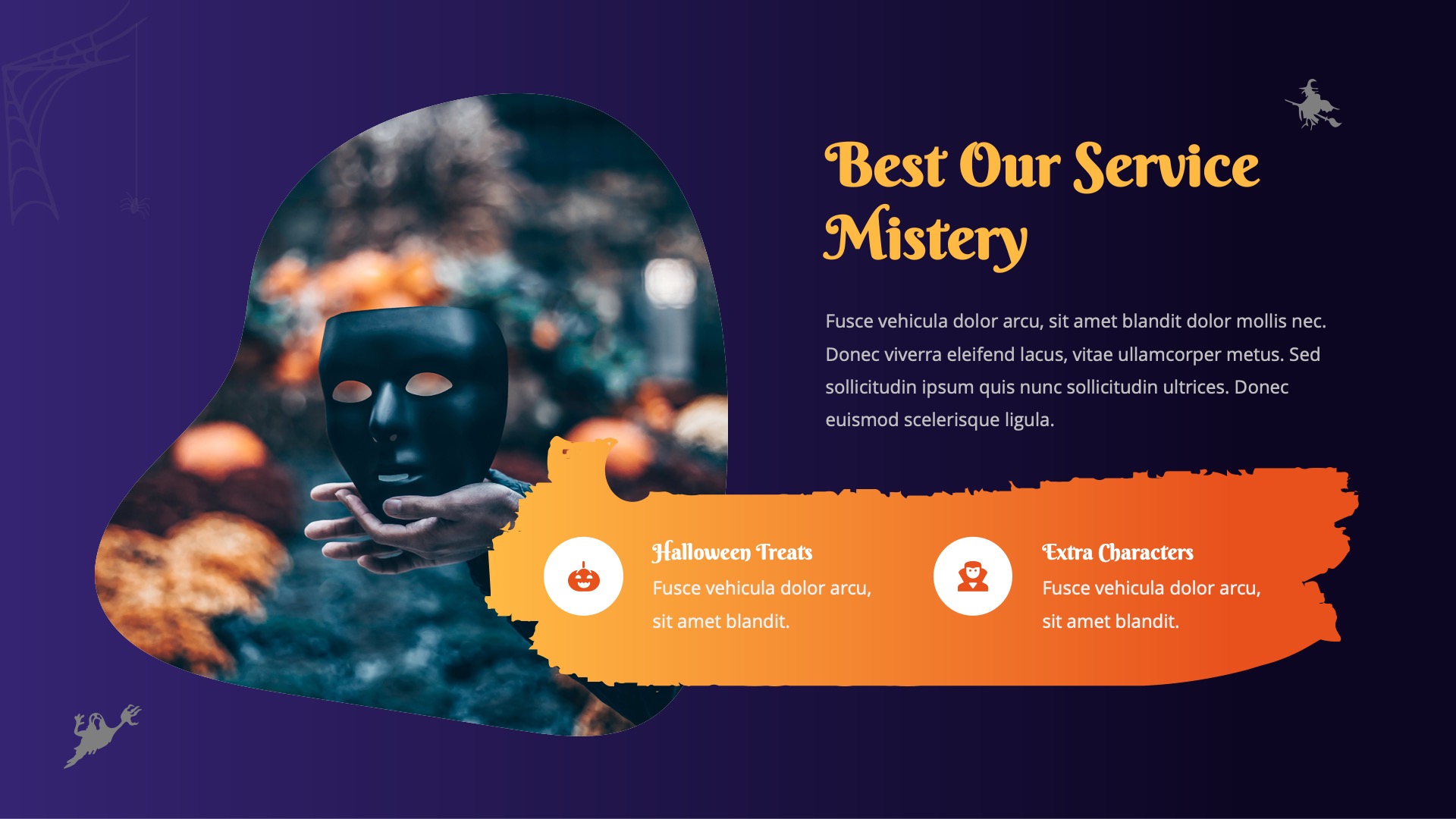 Mistery - Halloween Theme Powerpoint Template, Presentation Templates