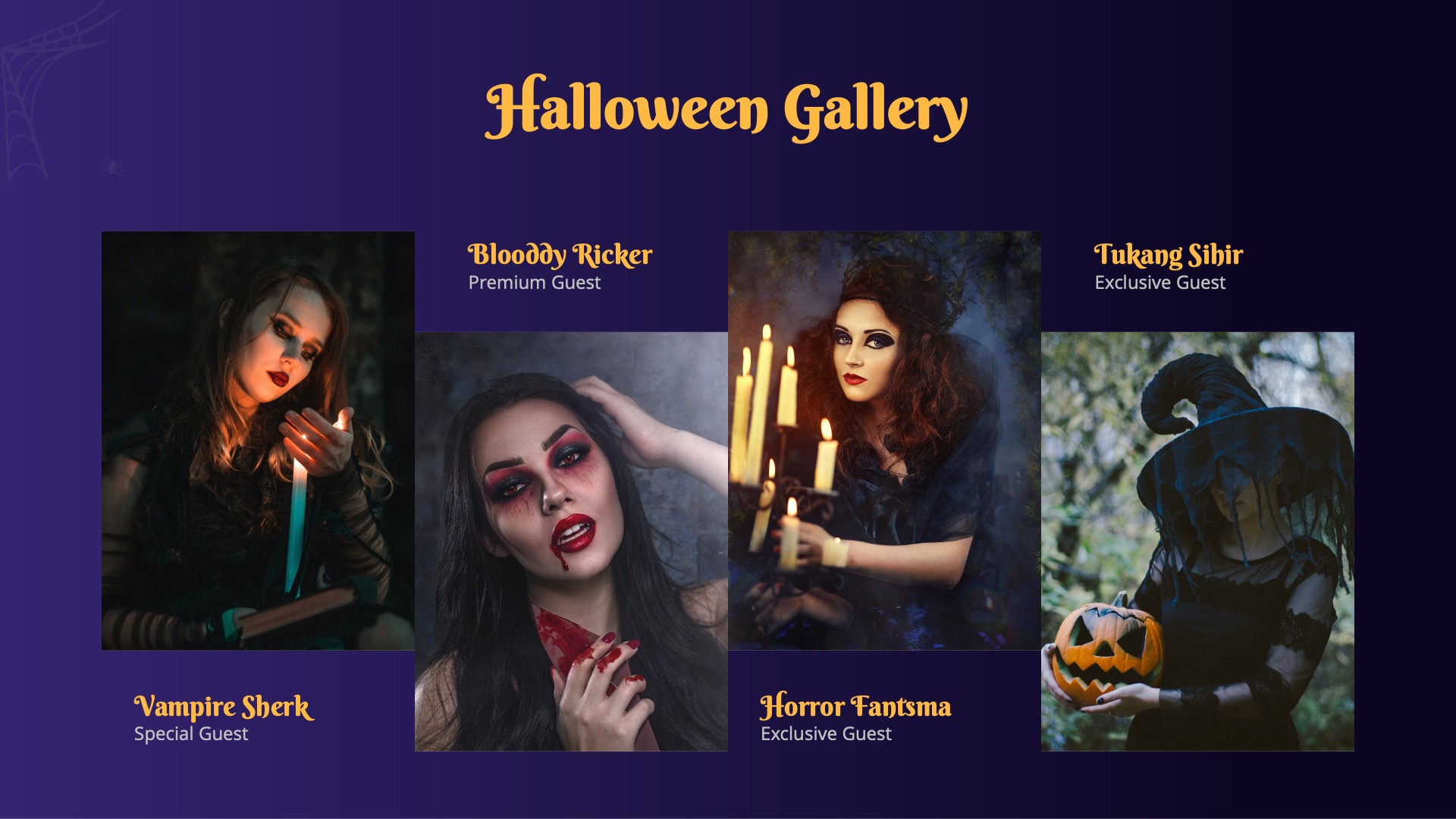 Mistery - Halloween Theme Powerpoint Template, Presentation Templates