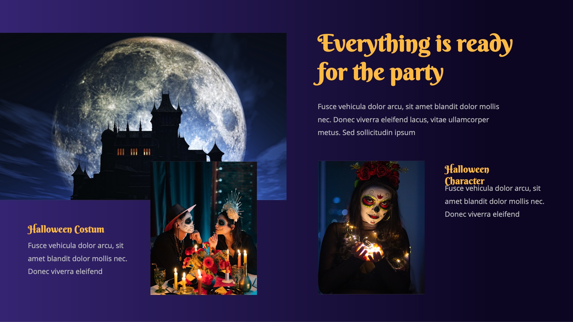 Mistery - Halloween Theme Powerpoint Template, Presentation Templates