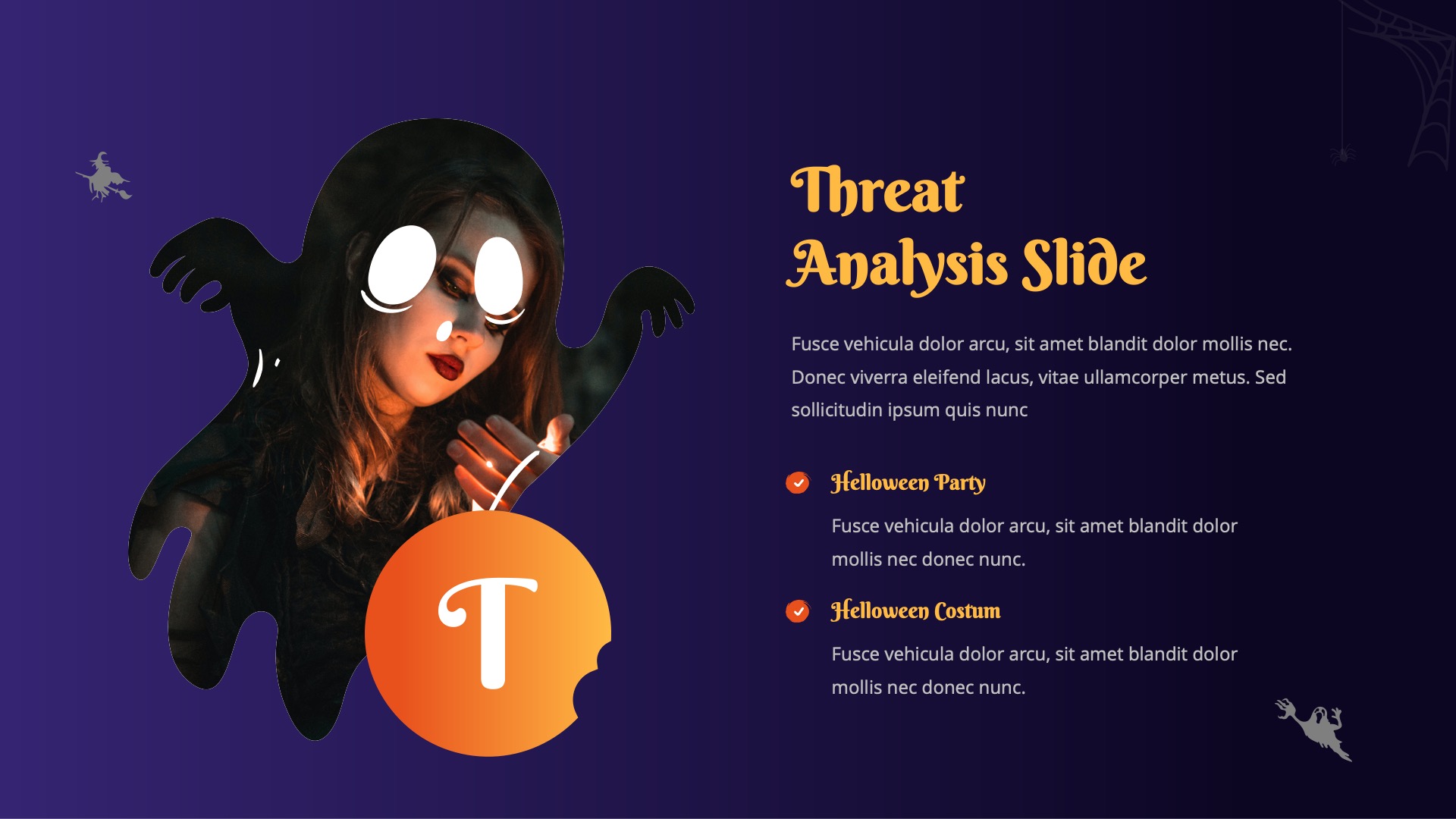 Mistery - Halloween Theme Powerpoint Template, Presentation Templates