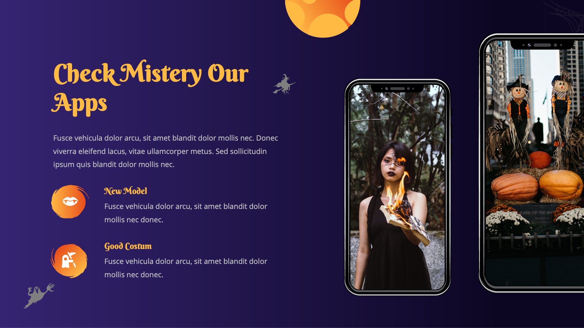 Mistery - Halloween Theme Powerpoint Template, Presentation Templates