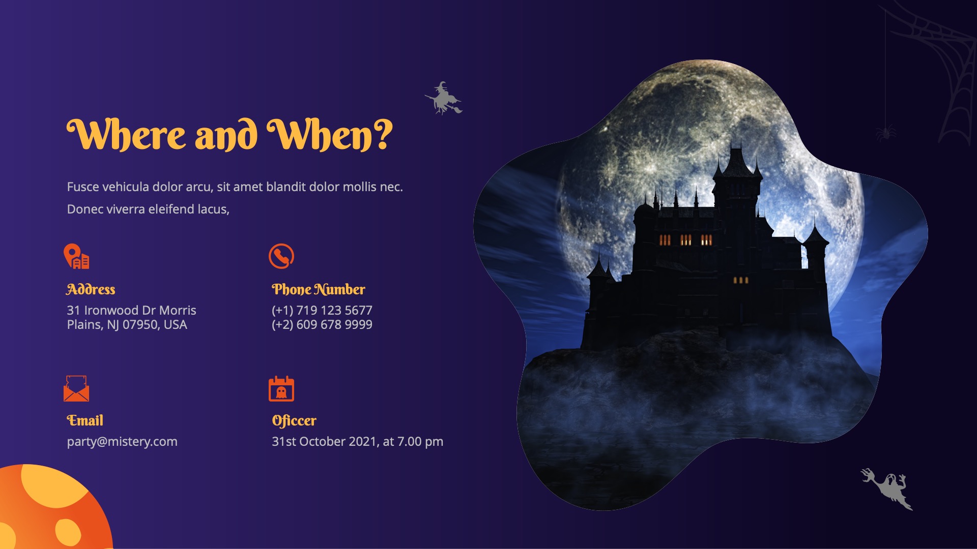 Mistery - Halloween Theme Powerpoint Template, Presentation Templates