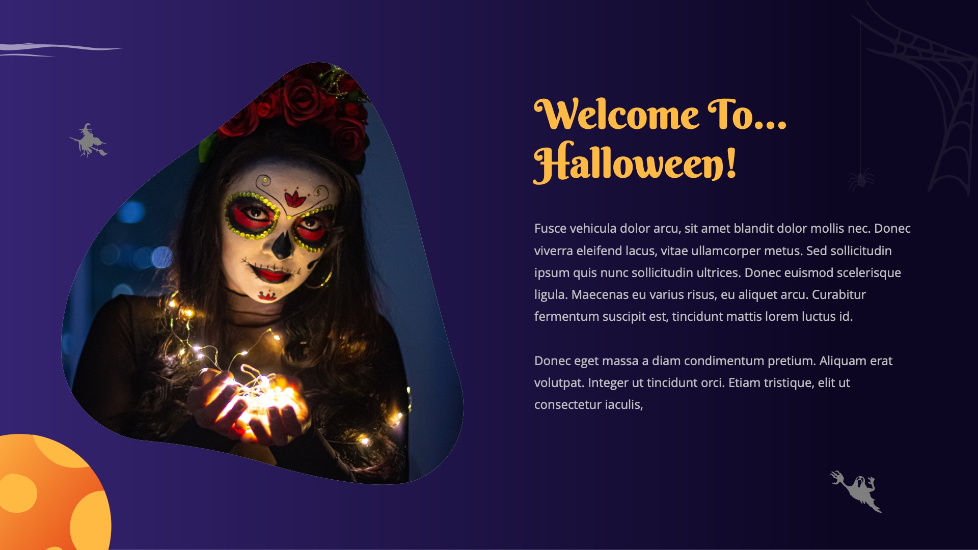 Mistery - Halloween Theme Powerpoint Template, Presentation Templates