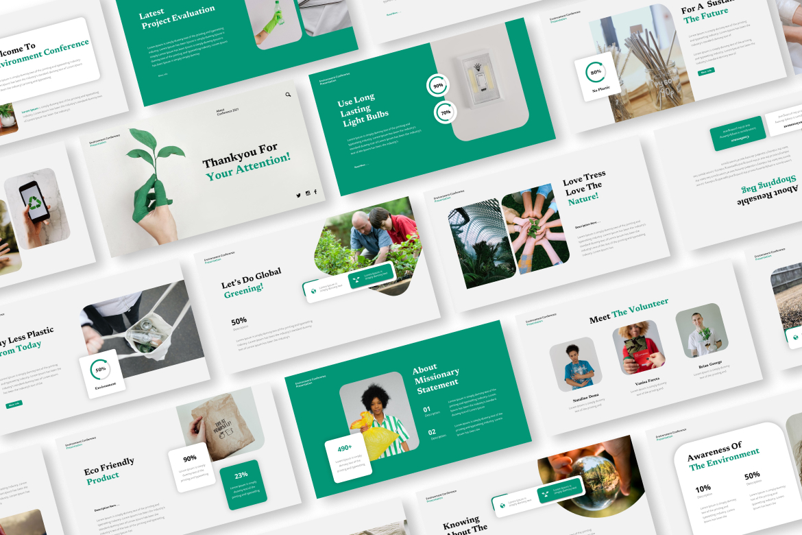 Environment Conference Powerpoint Presentation Template, Presentation ...