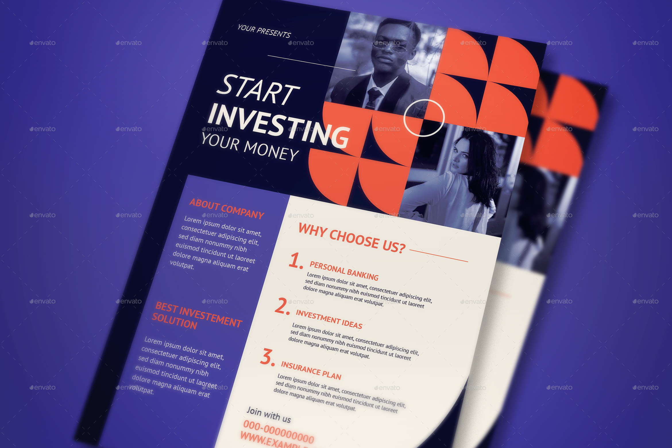Investment Flyer Set, Print Templates | GraphicRiver