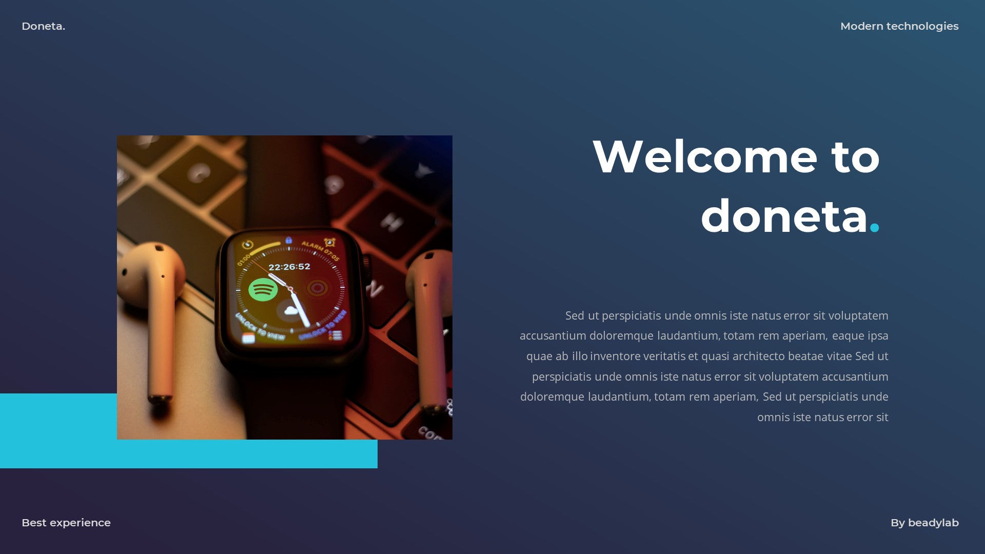 Doneta - Smartwatch PowerPoint Template, Presentation Templates ...