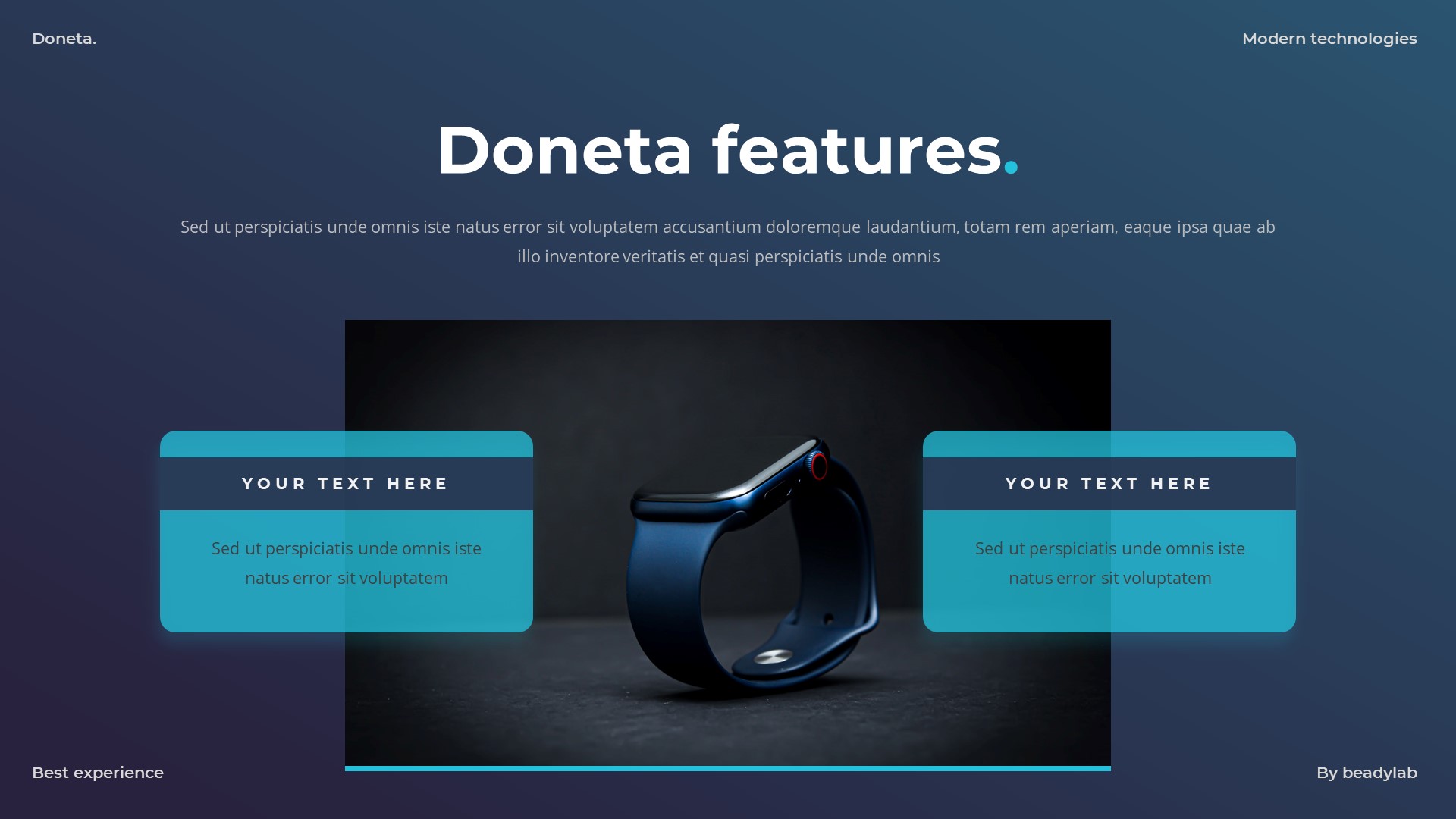 Doneta - Smartwatch PowerPoint Template, Presentation Templates ...