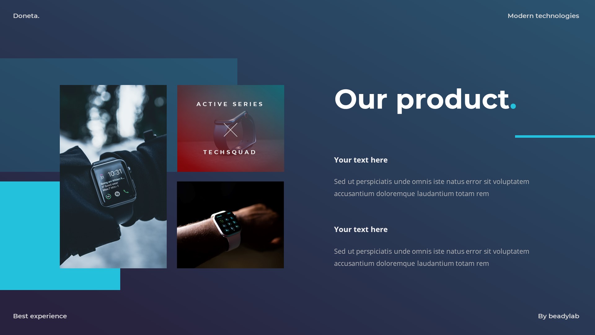 Doneta - Smartwatch PowerPoint Template, Presentation Templates ...