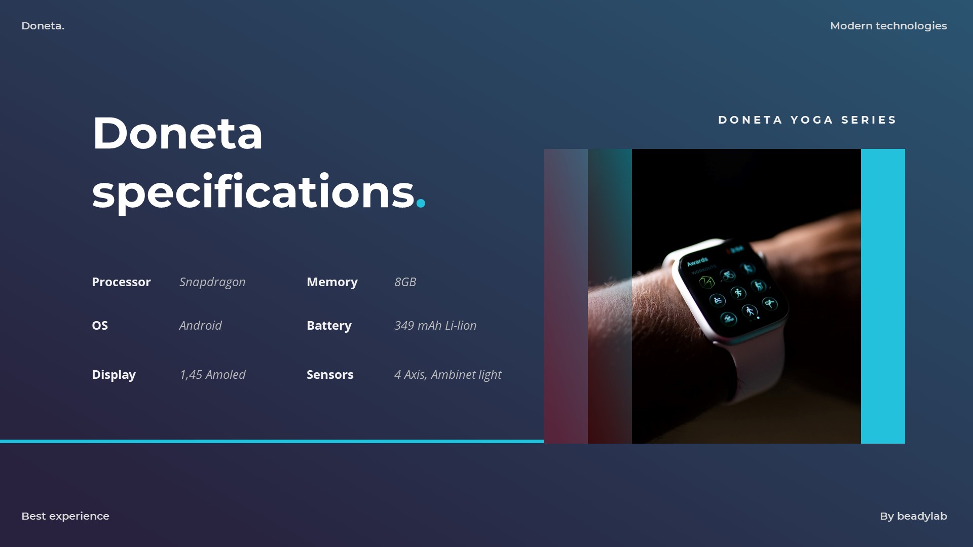 Doneta - Smartwatch PowerPoint Template, Presentation Templates ...