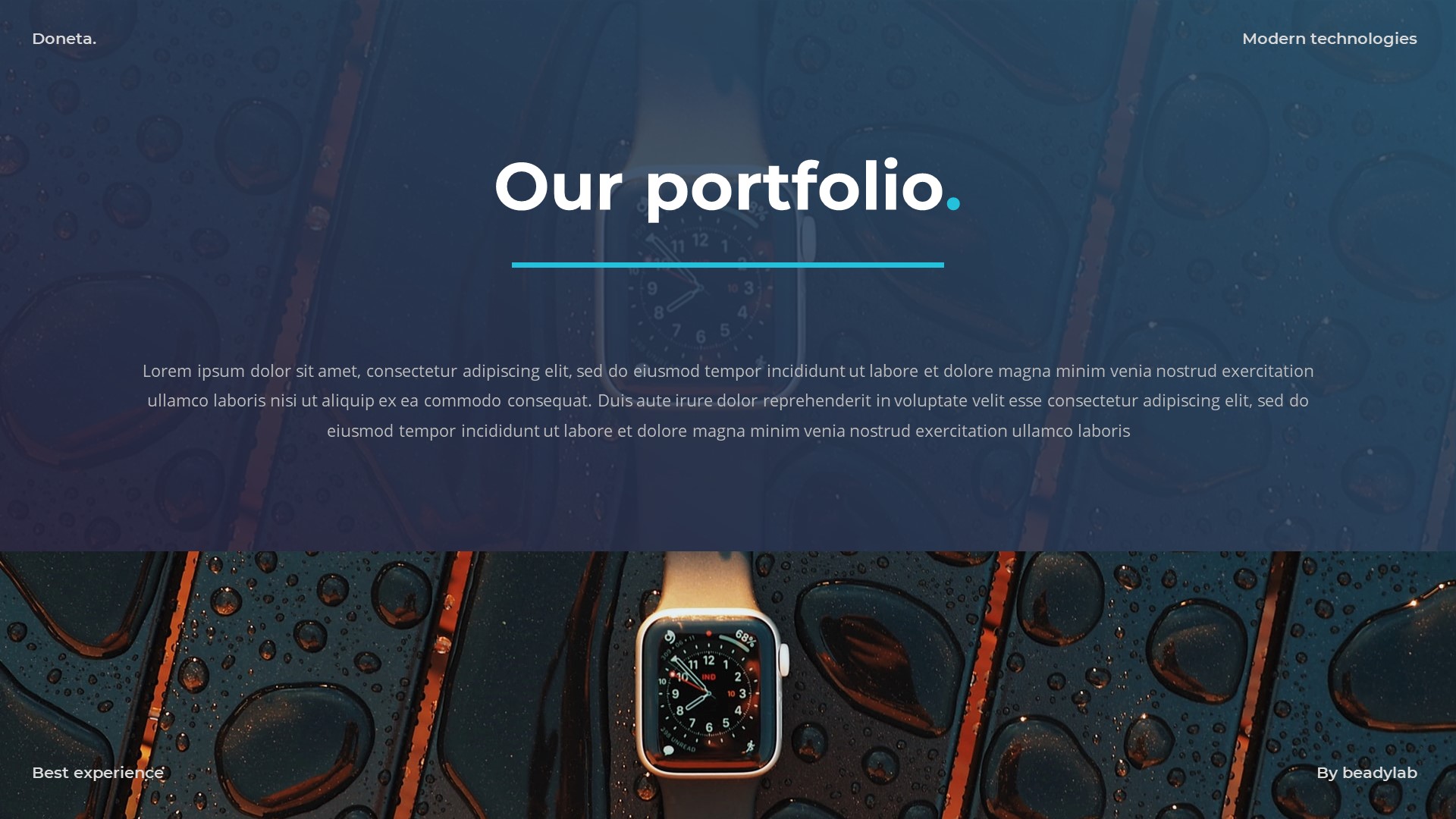 Doneta - Smartwatch PowerPoint Template, Presentation Templates ...