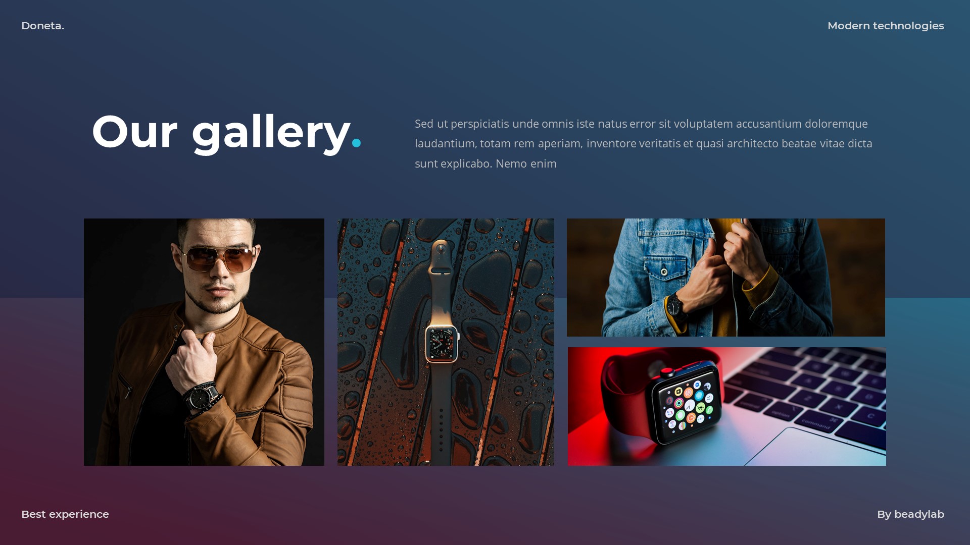 Doneta - Smartwatch PowerPoint Template, Presentation Templates ...