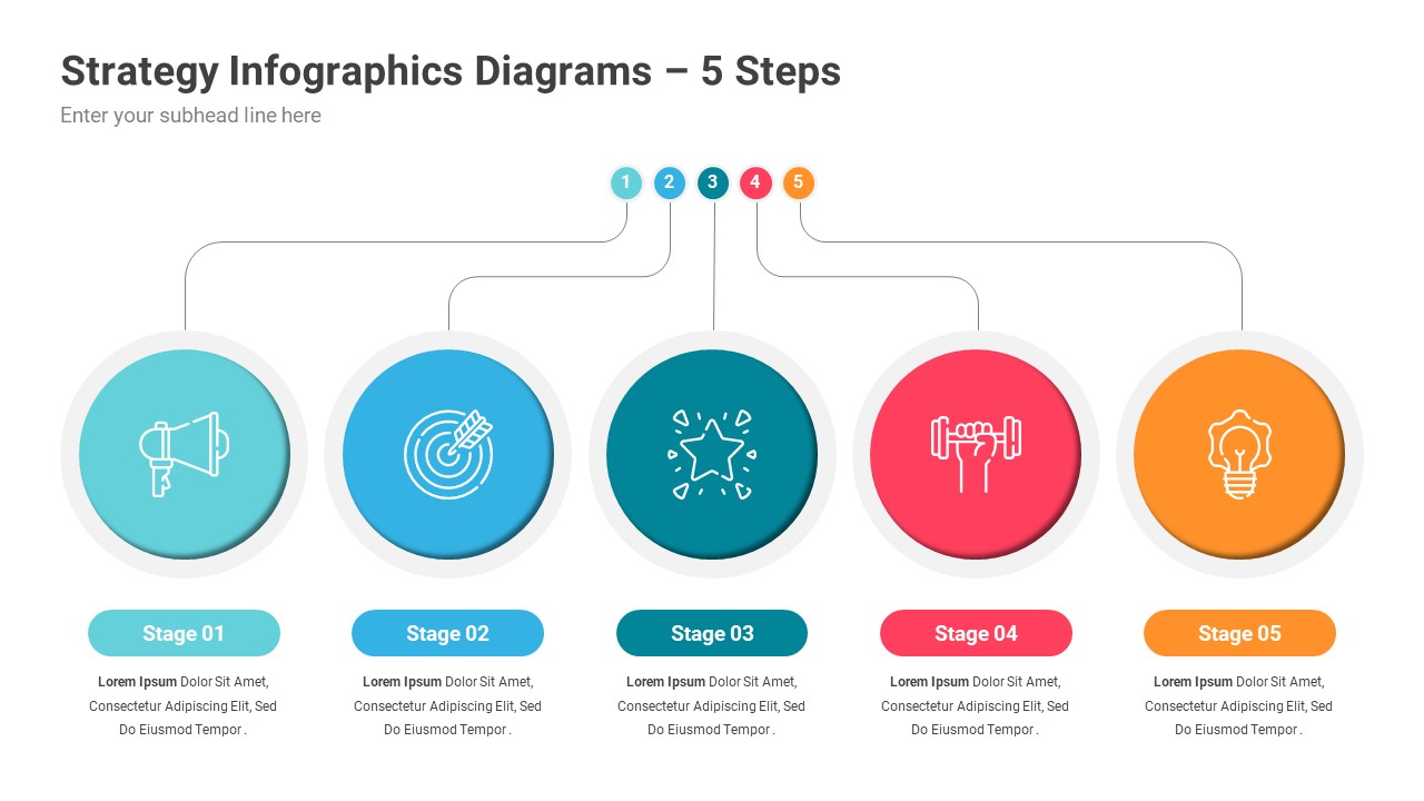 Strategy Infographics PowerPoint Template Diagrams, Presentation Templates