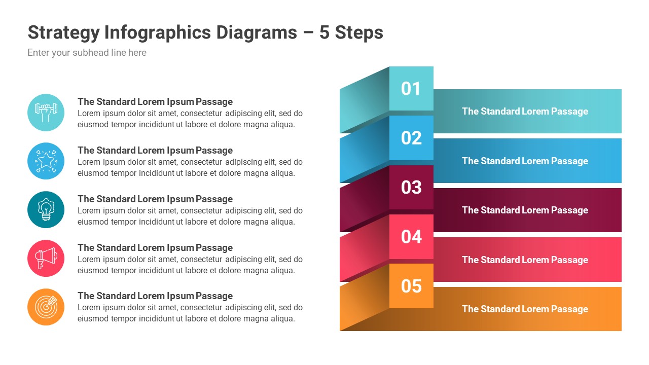 Strategy Infographics PowerPoint Template Diagrams, Presentation Templates