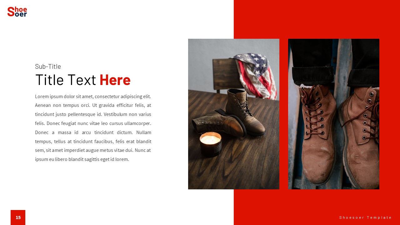 Shoesoer Footwear Presentation Template, Presentation Templates ...