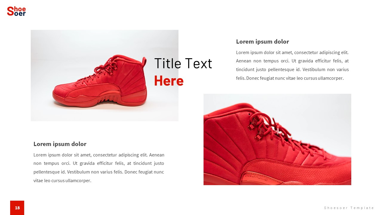 Shoesoer Footwear Presentation Template, Presentation Templates ...
