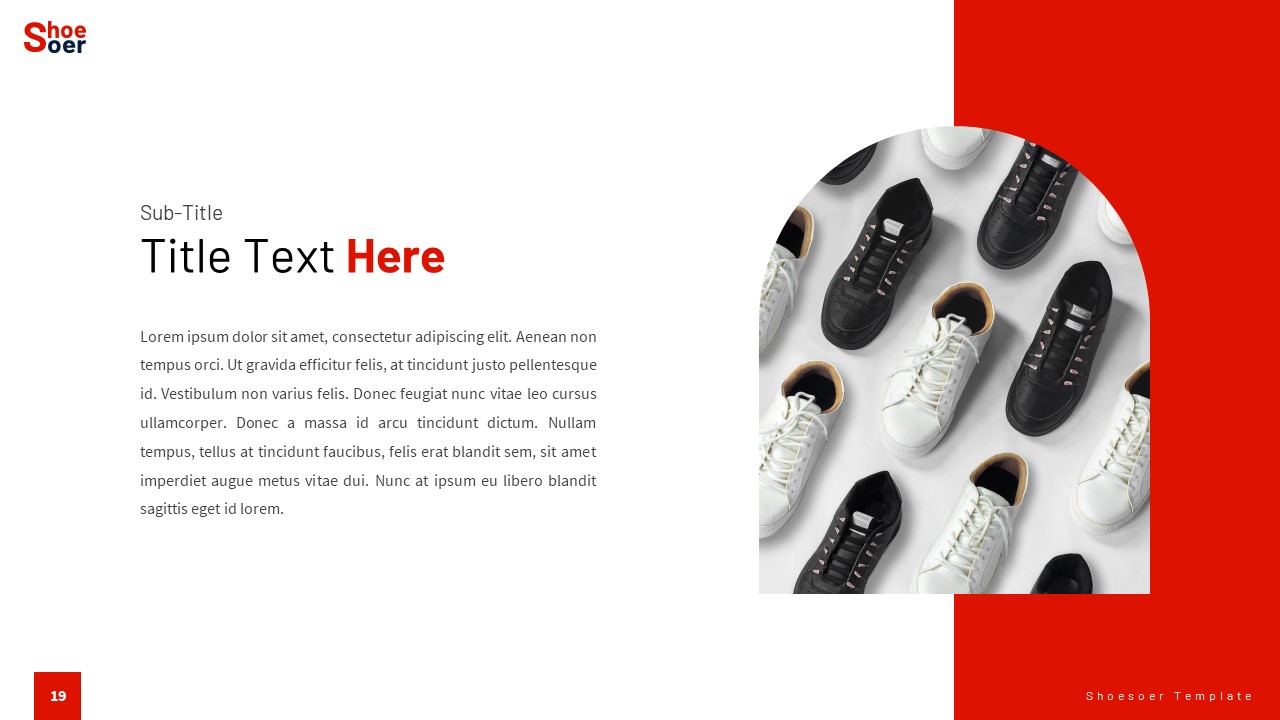Shoesoer Footwear Presentation Template, Presentation Templates ...