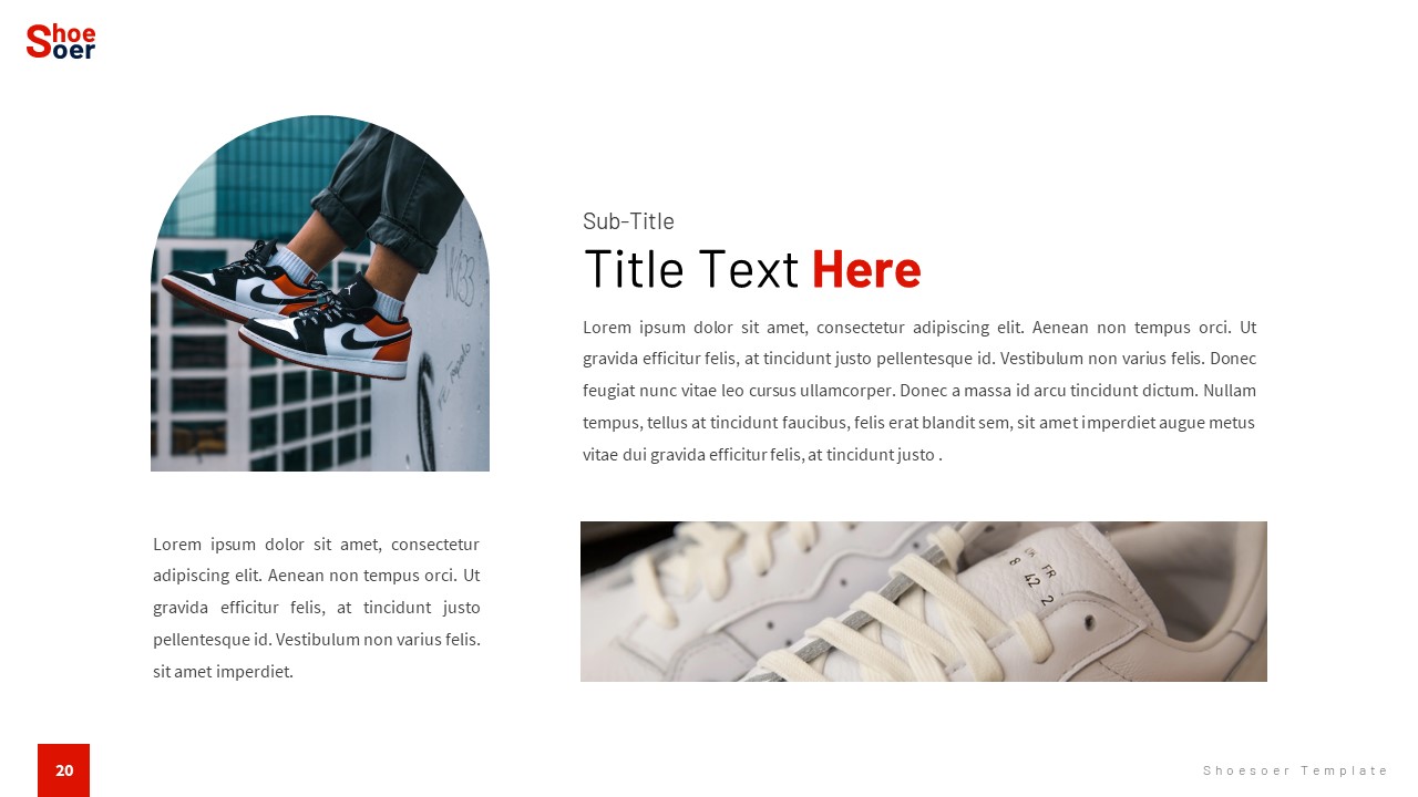 Shoesoer Footwear Presentation Template, Presentation Templates ...