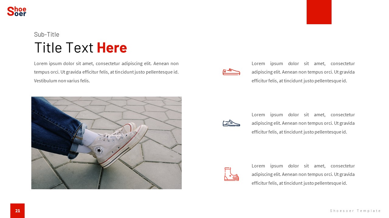 Shoesoer Footwear Presentation Template, Presentation Templates ...