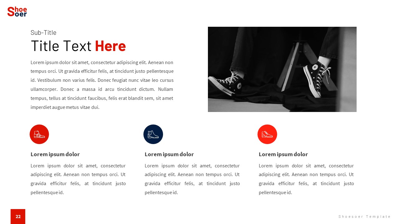 Shoesoer Footwear Presentation Template, Presentation Templates ...