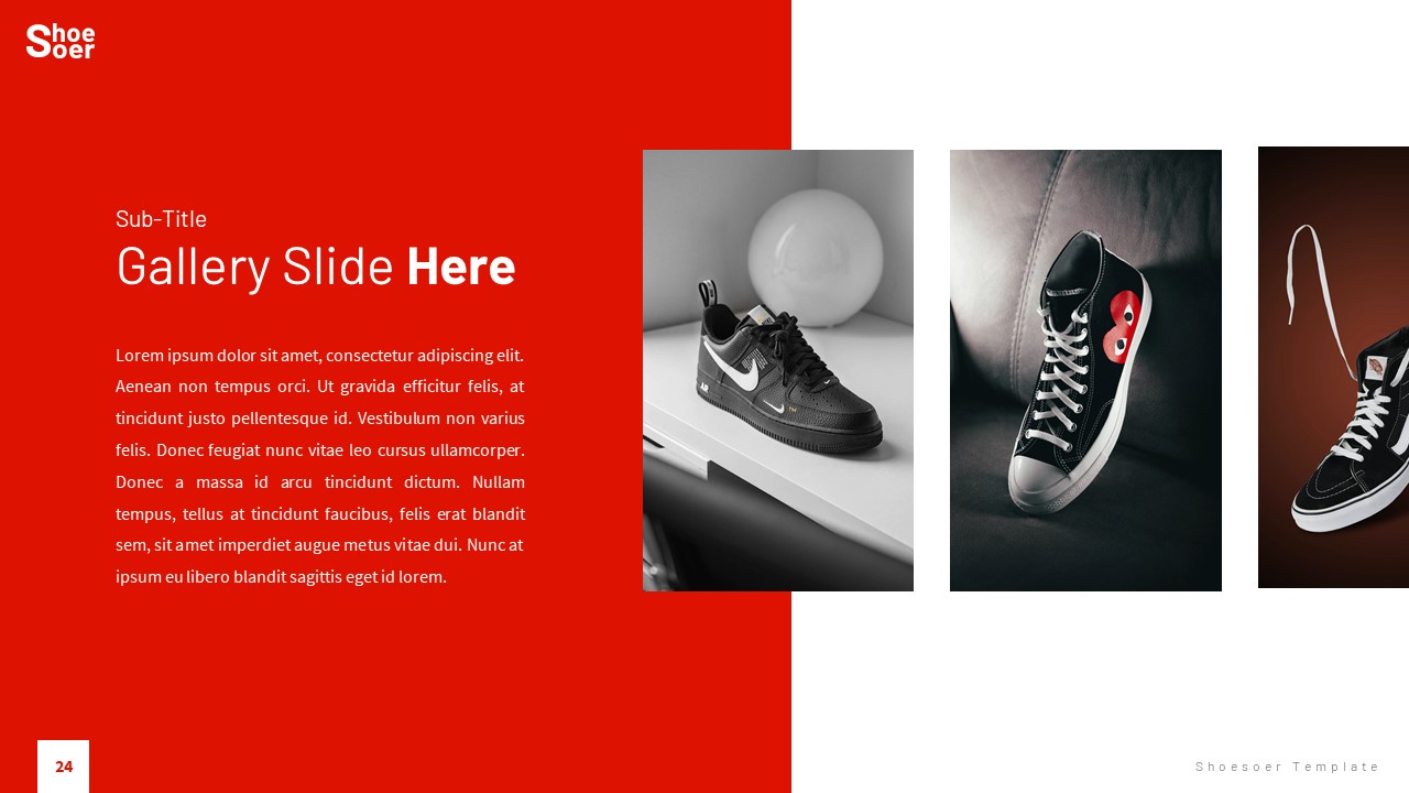 Shoesoer Footwear Presentation Template, Presentation Templates ...