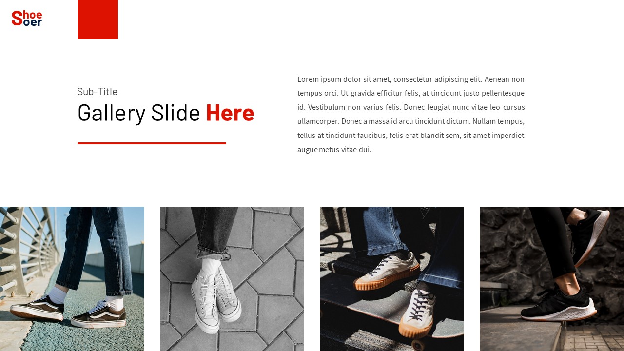 Shoesoer Footwear Presentation Template, Presentation Templates ...