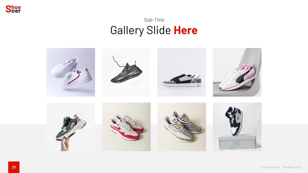 Shoesoer Footwear Presentation Template, Presentation Templates ...